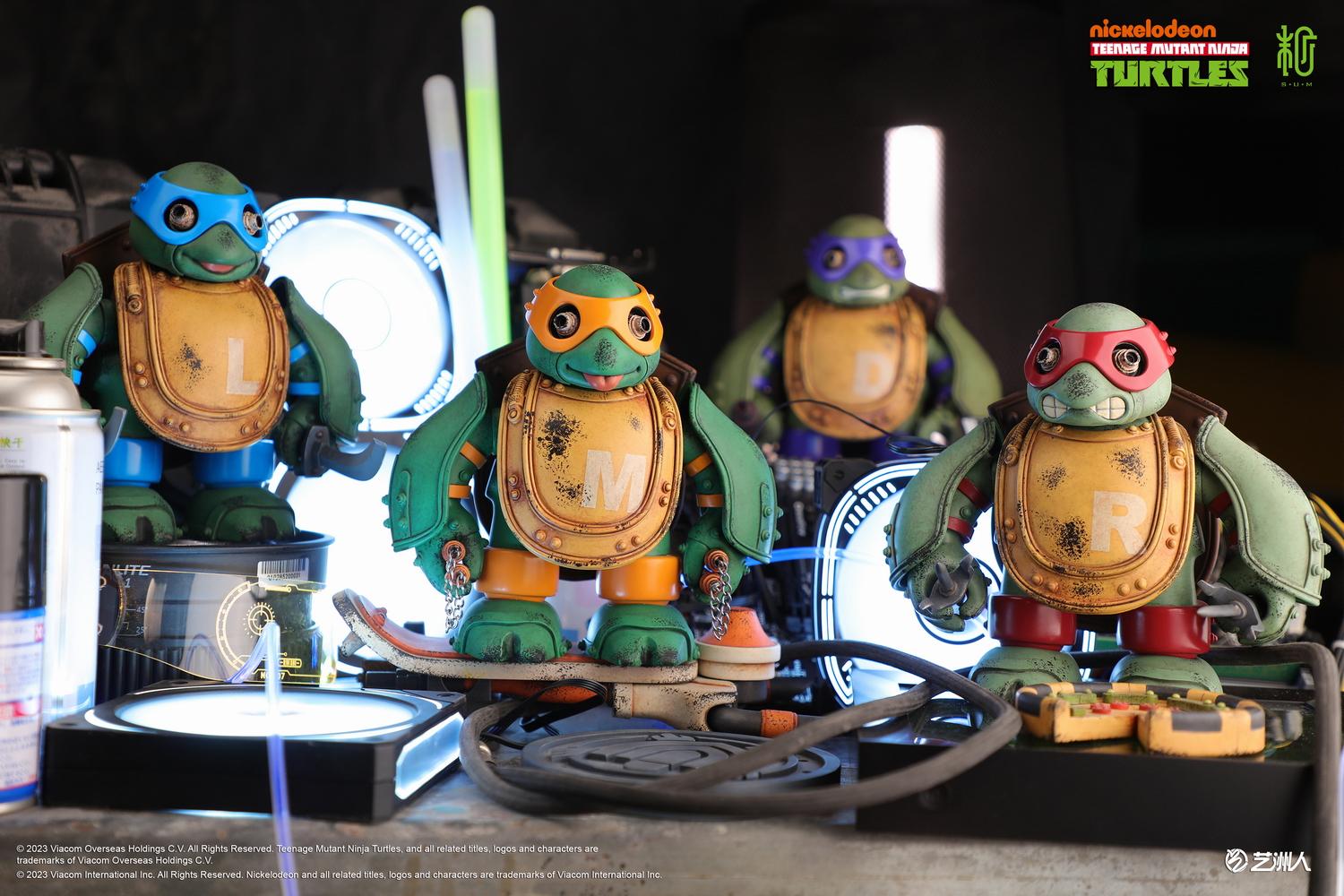 Licensed Moveable Wasteland Punk Style Teenage Mutant Ninja Turtles ...