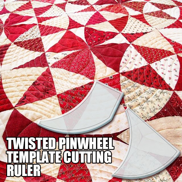 Twisted Pinwheel Template Cutting Ruler