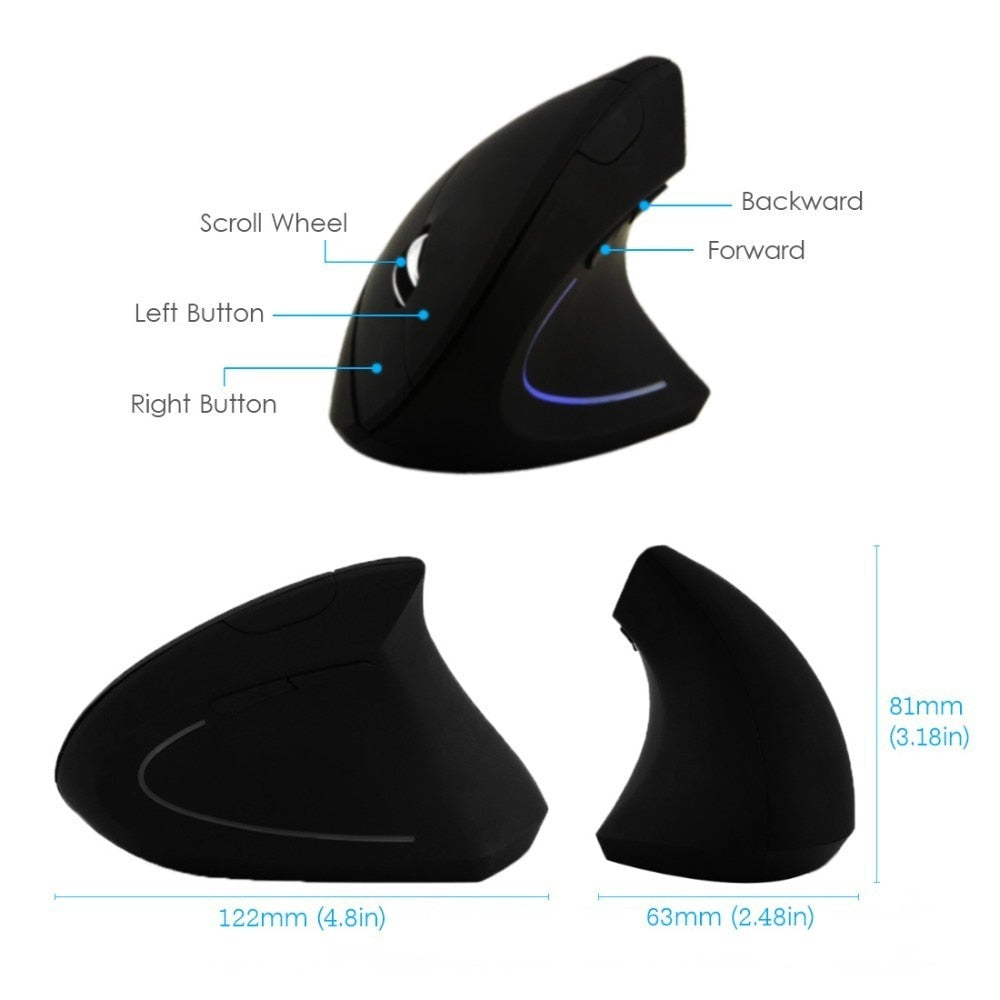 Joystick Mouse - BetterSpine Wireless Vertical Joystick Mouse.
