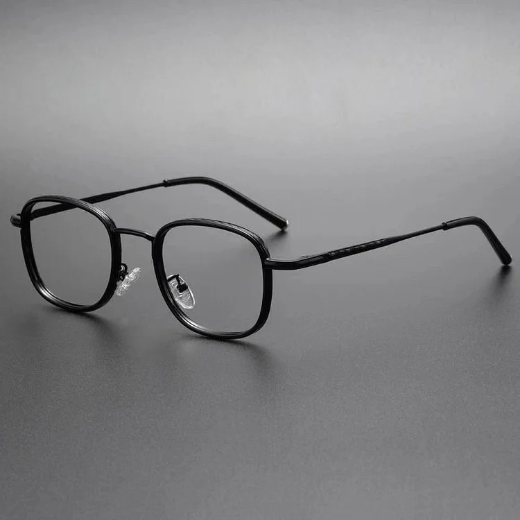 UVLAIK Myopia Optical Eyeglasses Frame for Men Retro Carved Large ...