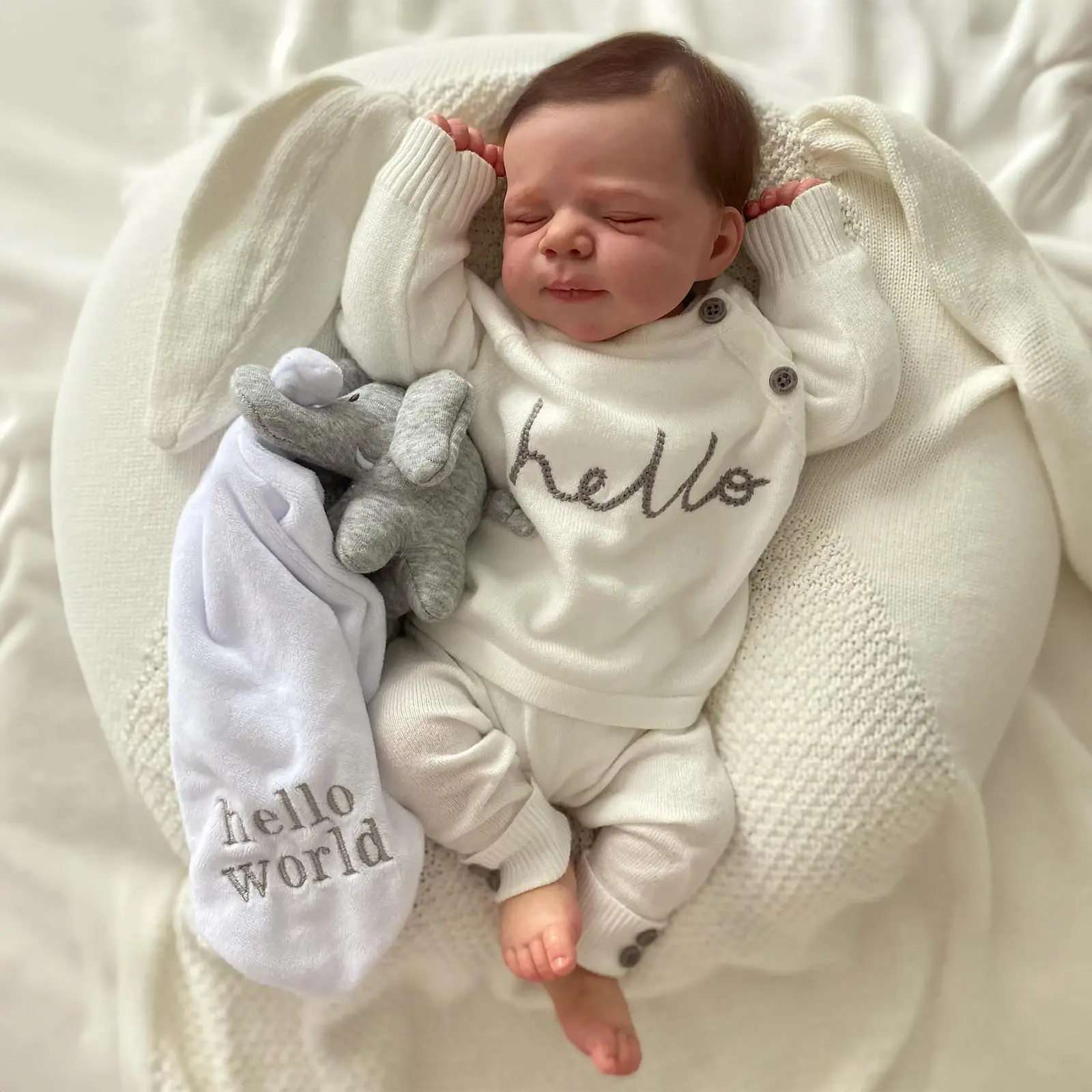 12"&16" Flexible Full Body Platinum Silicone Baby Bendable Reborn Doll ...