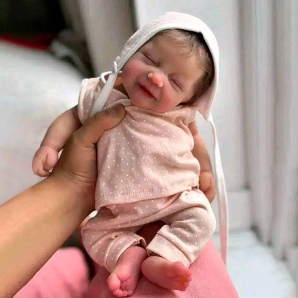 12"&16" Real Baby Weighted Flexible Platinum Silicone Baby Doll Girl ...
