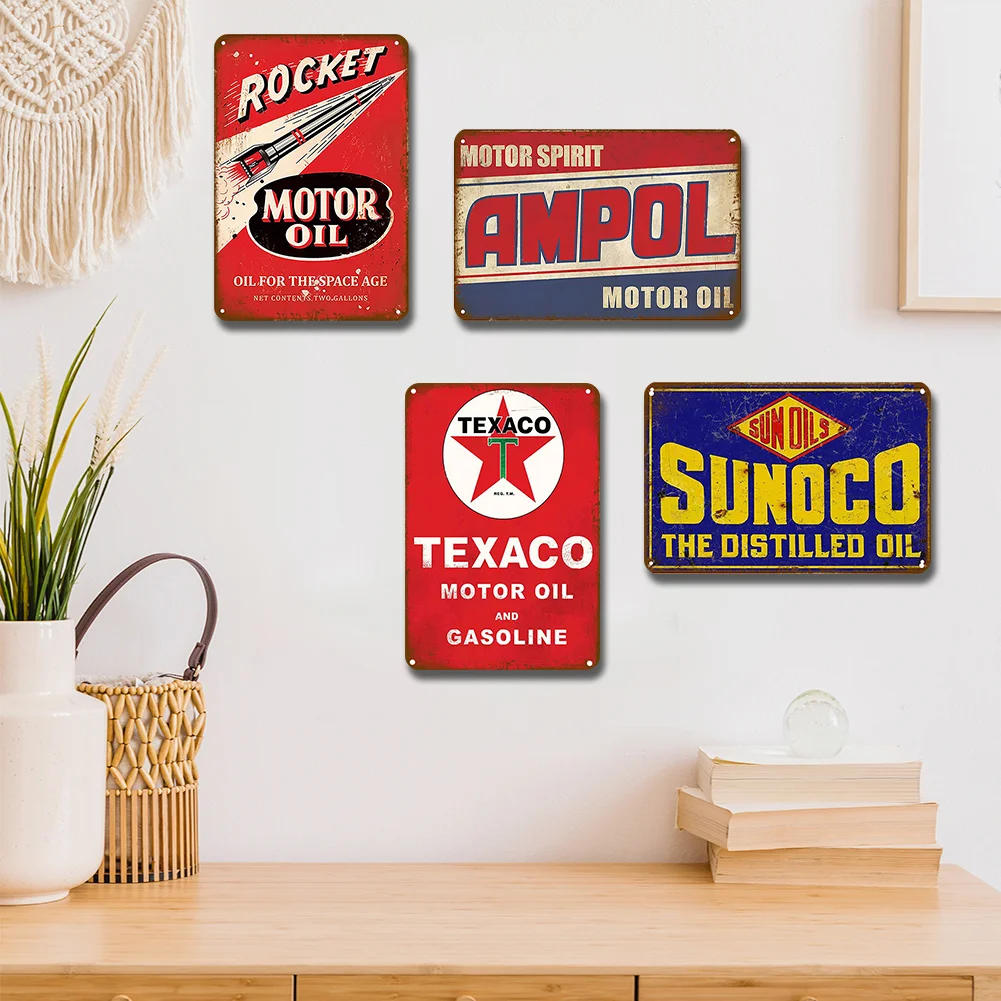 Oil - Vintage Tin Signs - （20*30cm）