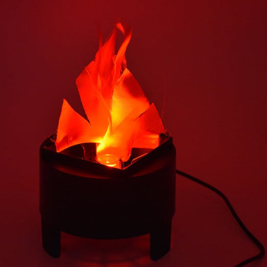 Halloween Artificial Simulation Burning Fake Flame Lamp US Plug