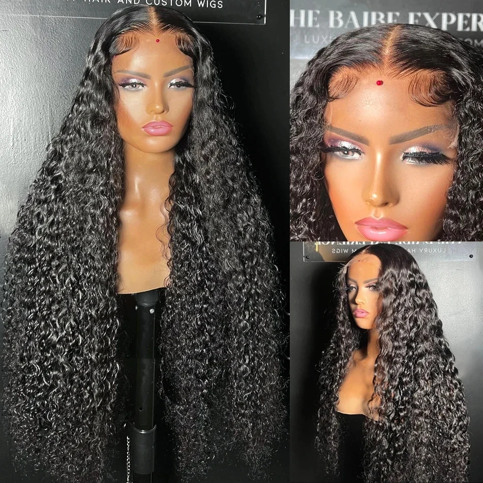 200% Density Deep Curly 13x6 HD Undetectable HD Lace Wig Glueless ...