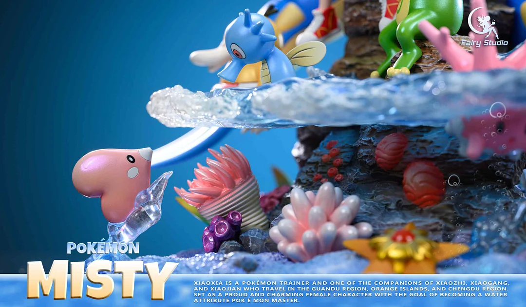 Character Ecological Scene 001 Misty - Pokemon Resin Statue - Fairy Studio