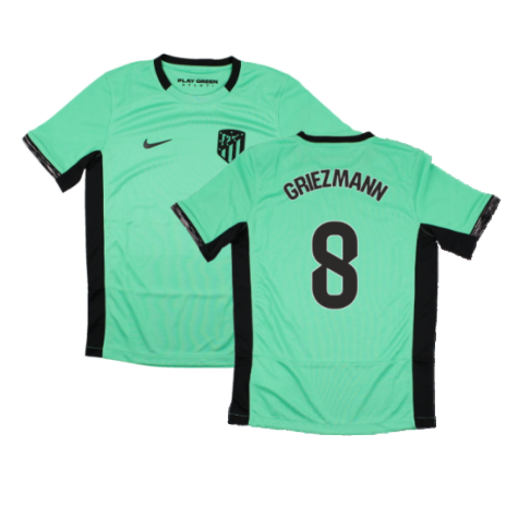 Atletico Madrid Antoine Griezmann 8 Third Shirt Kit Kids & Junior 2023-2024