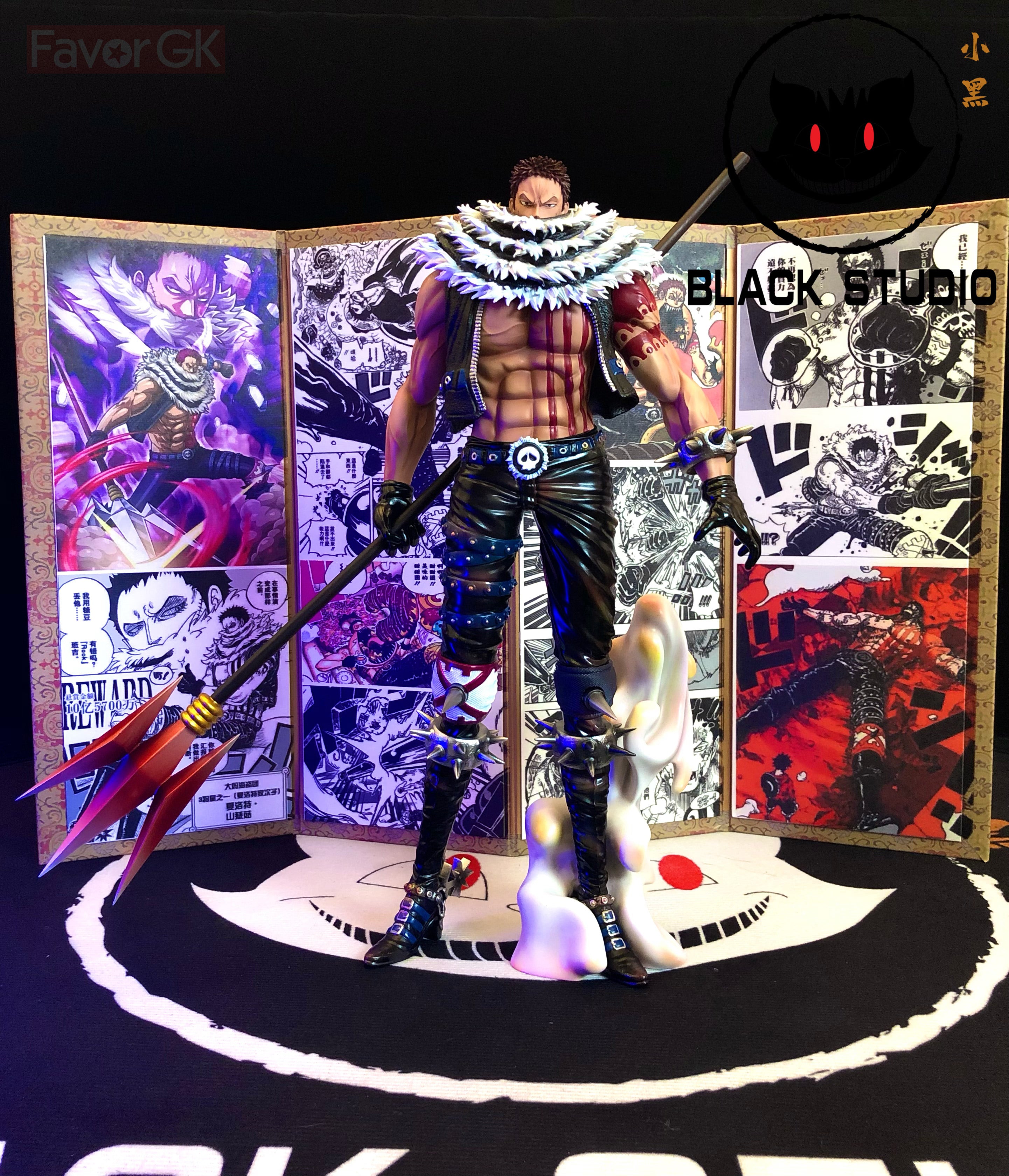 POP MAX Scale Charlotte Katakuri & Folding Screen - ONE PIECE Resin ...