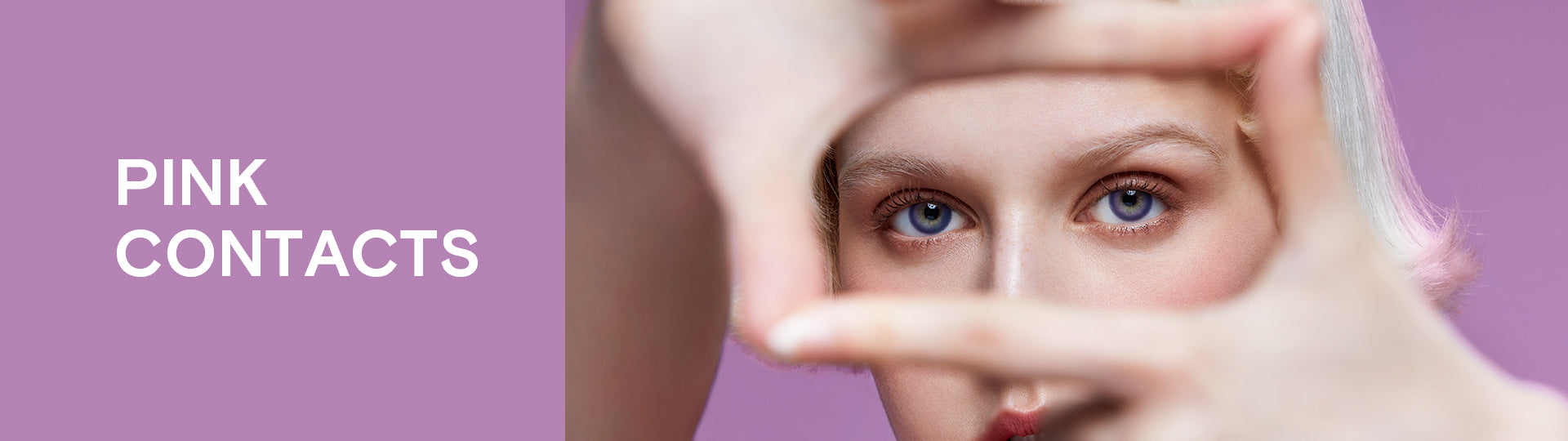 Kilala Pink Colored Contacts