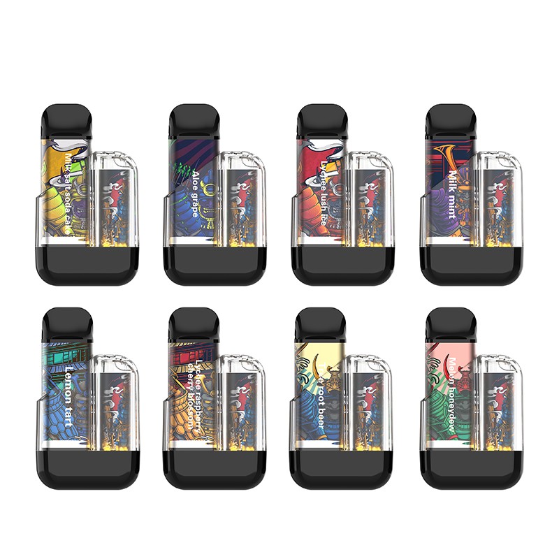 cigbayvape Disposable vape pod 3500 puff 7ml transparency changeover