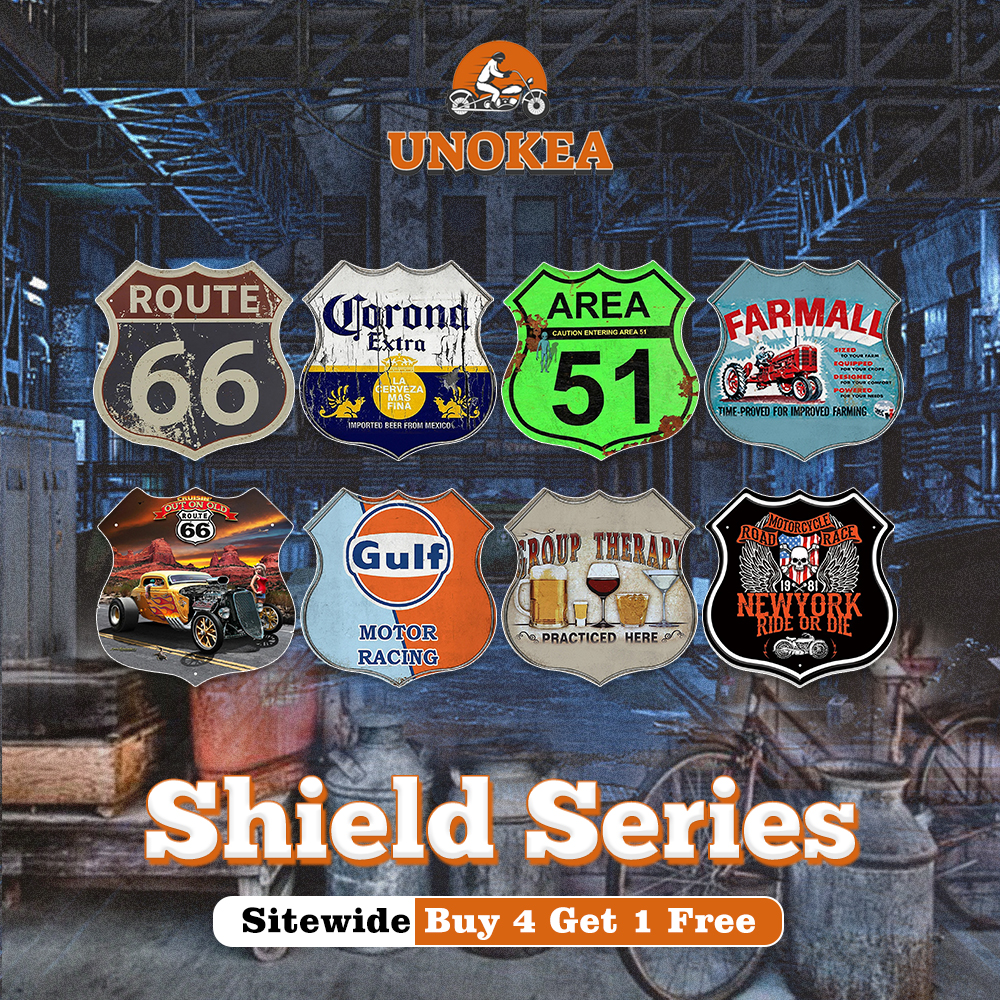 12*12 Inch Shield Signs