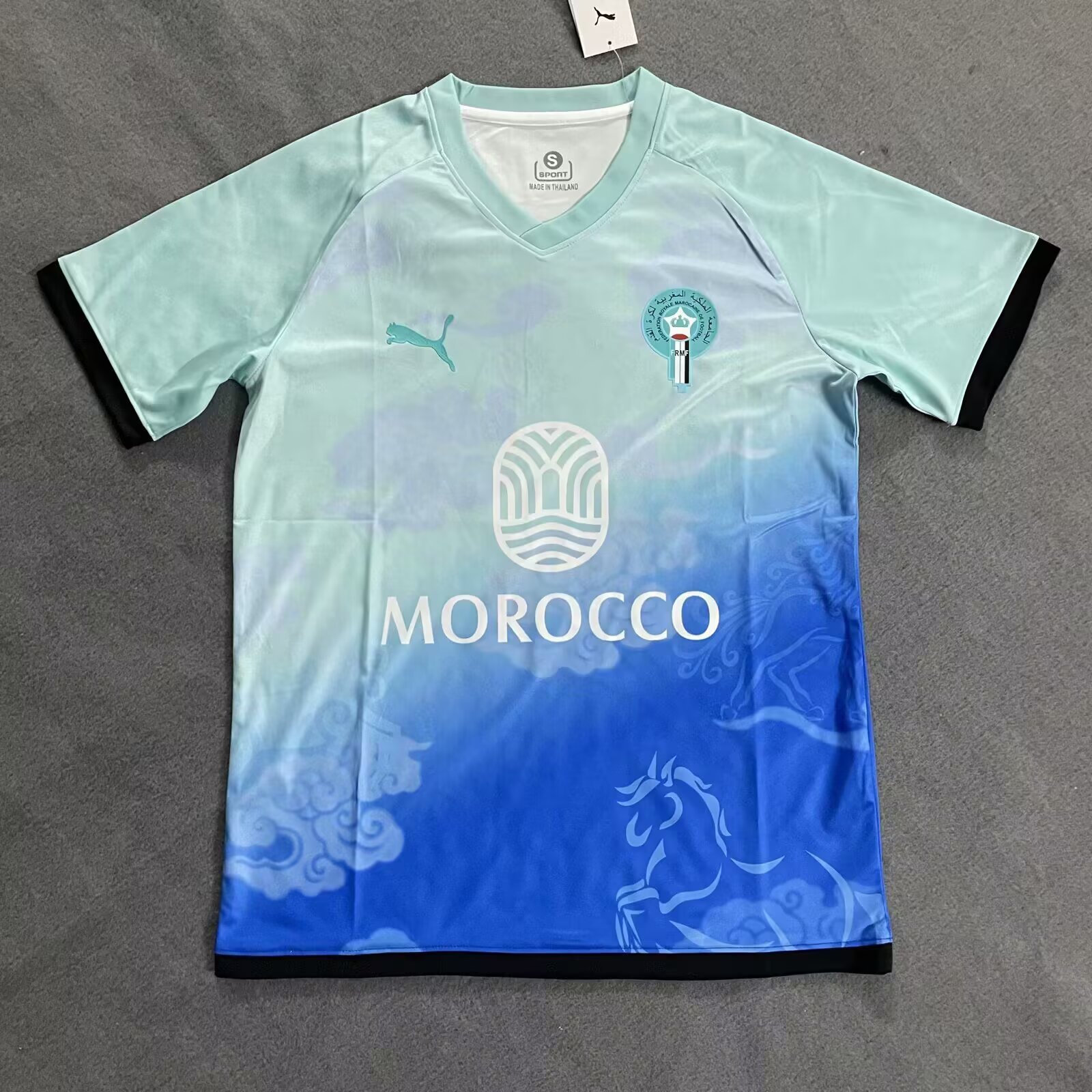 2025/2026 Morocco National Team Special Edition Blue And Green Football ...