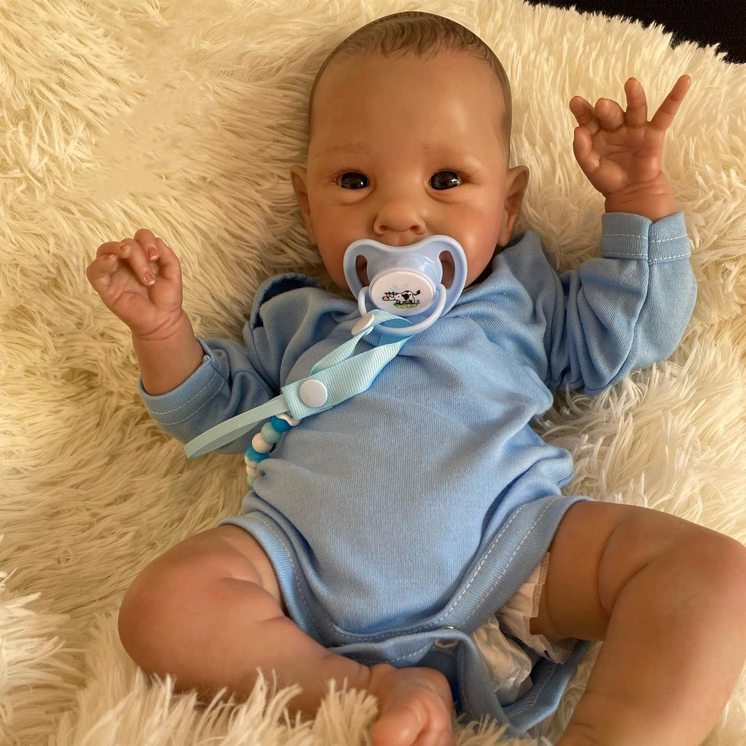 19.5'' Newly Lifelike Reborn Baby Tristan Realistic Fake Baby Toy