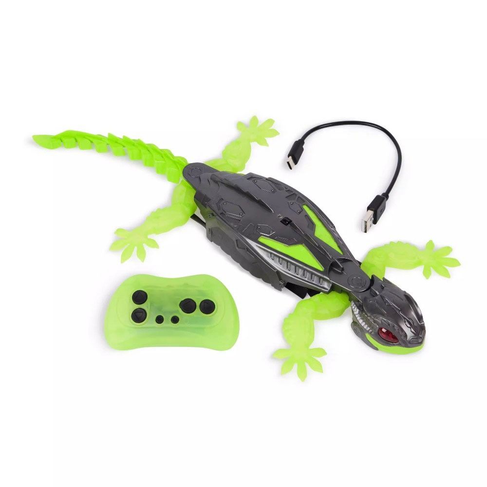 Rechargeable Remote Control Gecko Toy Electric with LED Light Gecko ...