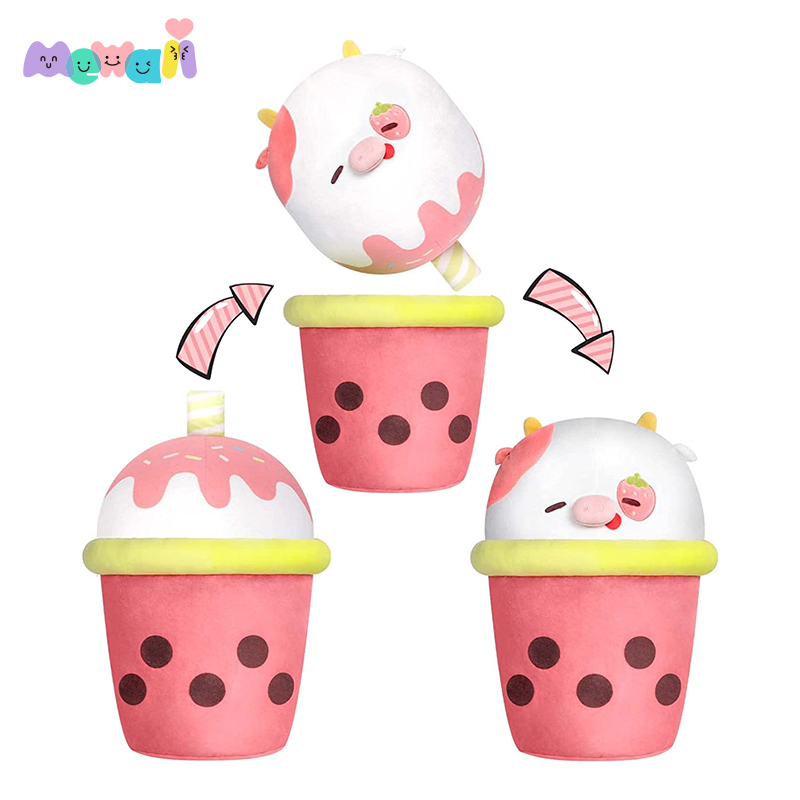 Boba Cow-Detachable Stuffed Kawaii Plushies