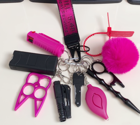 ALL-in-One Self Defense Safety Keychain Supreme Set