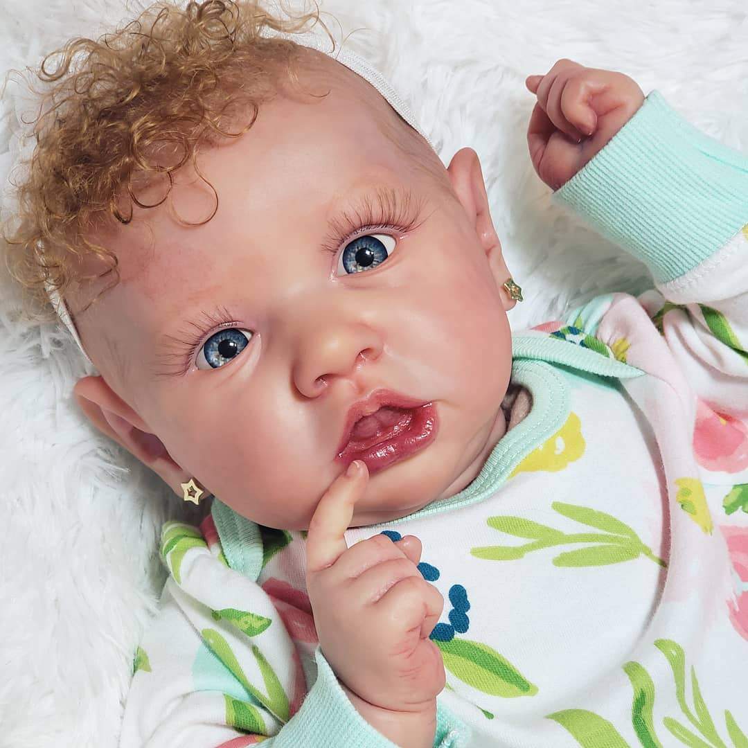 Realistic 20 Little Cute Erika Reborn Baby Doll Girl