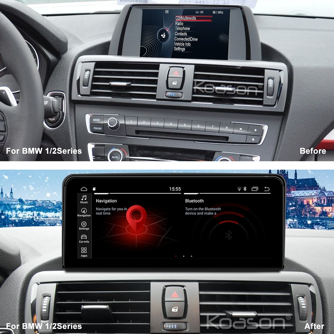 ¿Por qué necesitas un reemplazo de pantalla Android para tu BMW?