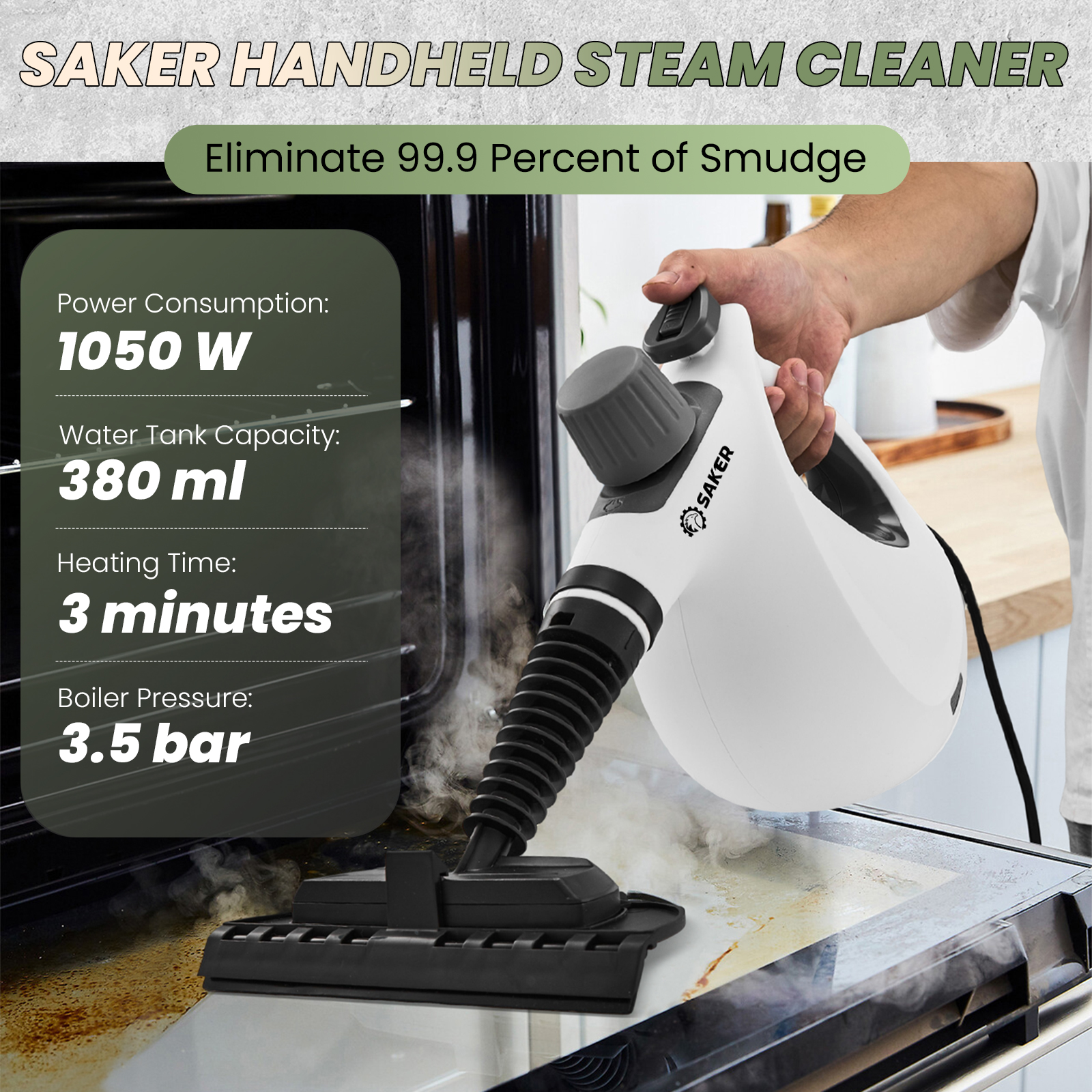Saker® Handheld Steam Cleaner For Home Use