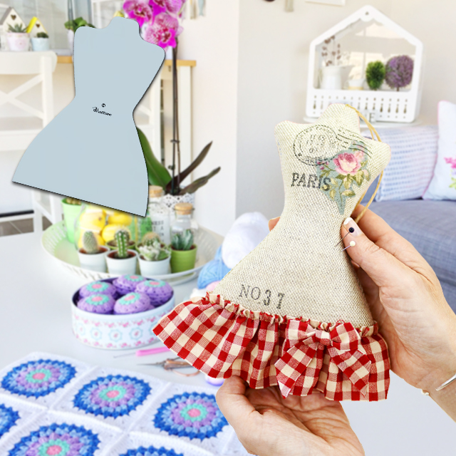 Mannequin Pincushion Sewing Template With Tutorial