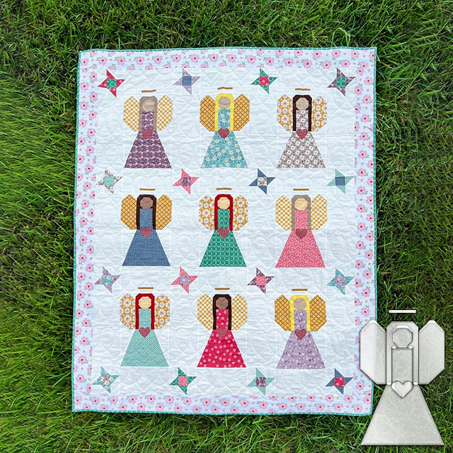DIY Guardian Angels Quilt Template Set-With Instructions