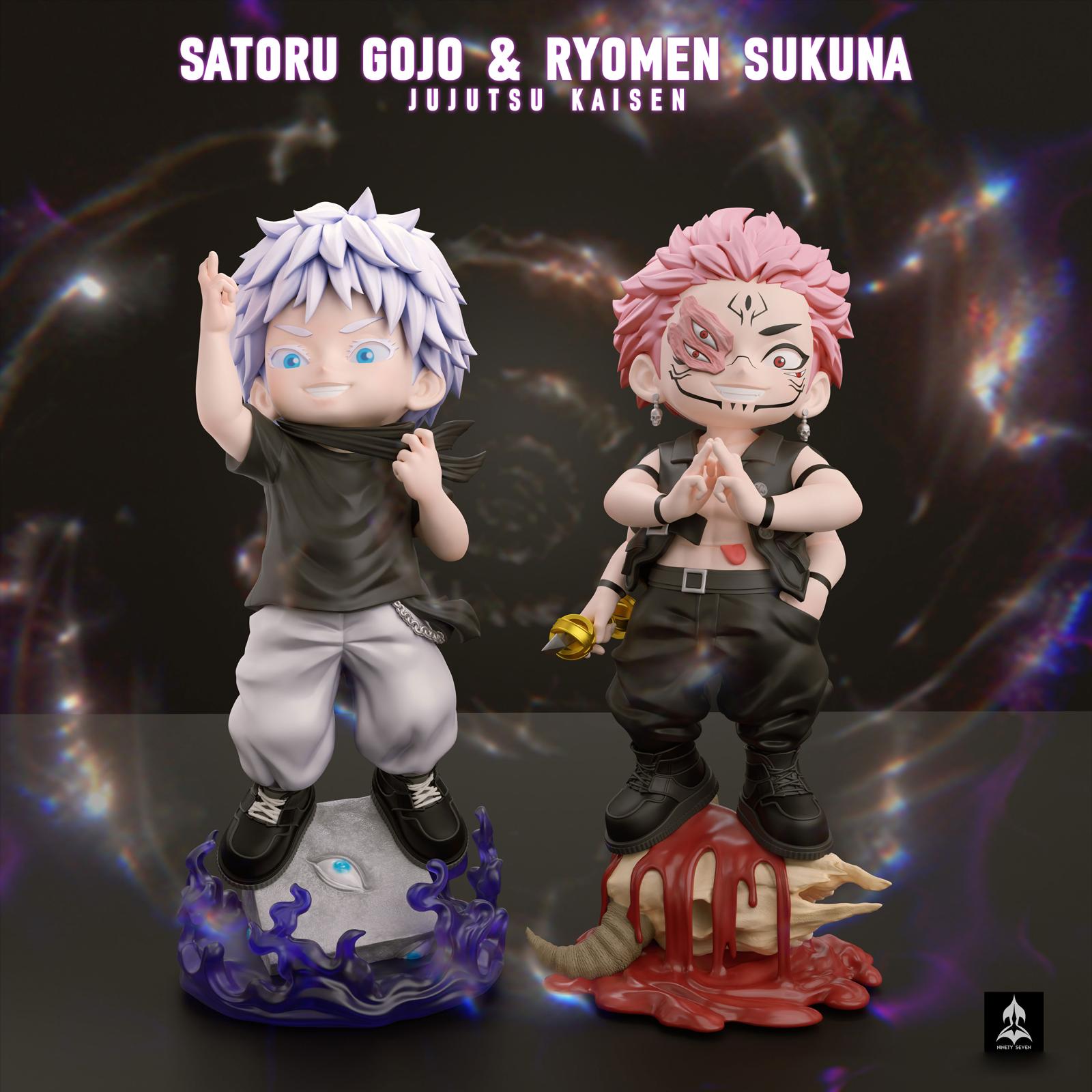 Chibi Ver. 002 Satoru Gojo & Ryomen Sukuna - Jujutsu Kaisen Resin ...