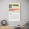 The Year Of Your Fucking Year Calendar-Your Kick-Ass Motivational ...