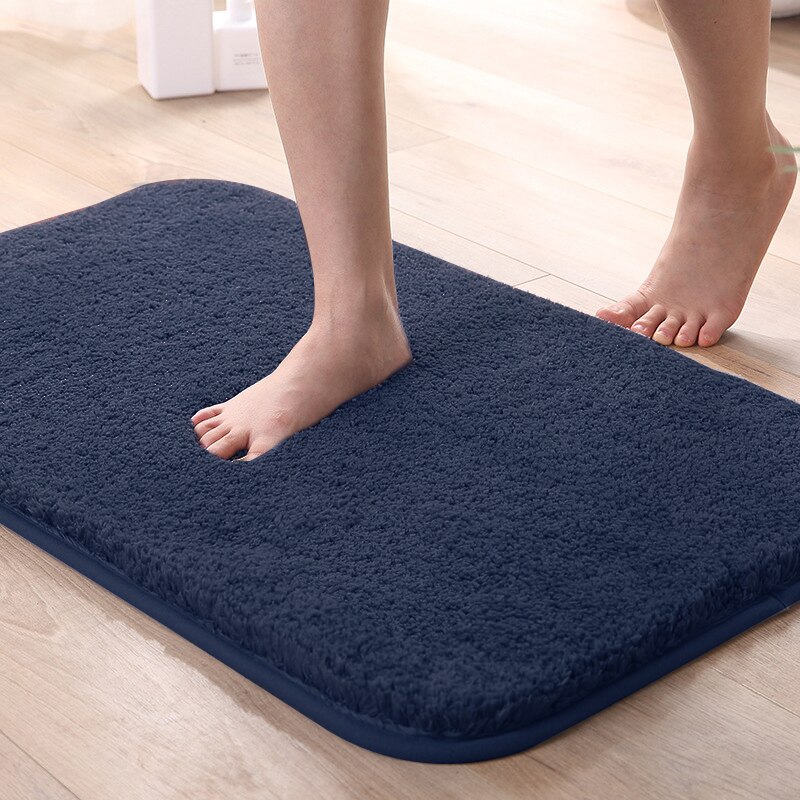 Nigikala Super Thick Fluff Fiber Bath Mat Shower Room Rugs Mats ...