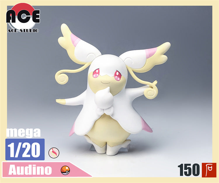 1/20 Scale World Zukan Mega Audino - Pokemon Resin Statue - ACE Studios ...