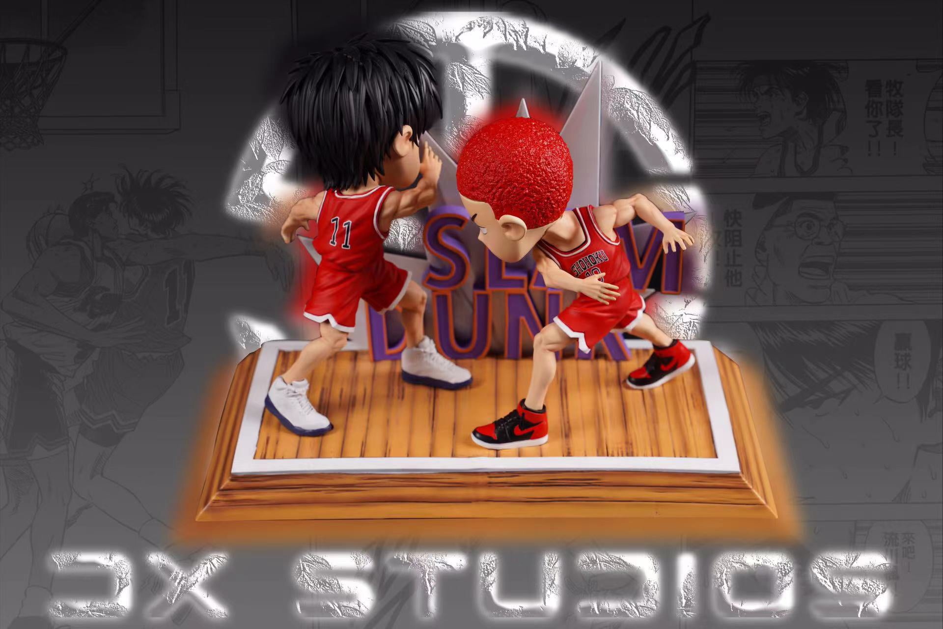 SD Scale Kaede Rukawa & Hanamichi Sakuragi High Five - SLAM DUNK Resin ...