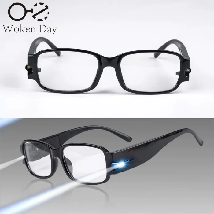 Multi Strength Reading Glasses LED Man Woman Unisex Eyeglasses ...