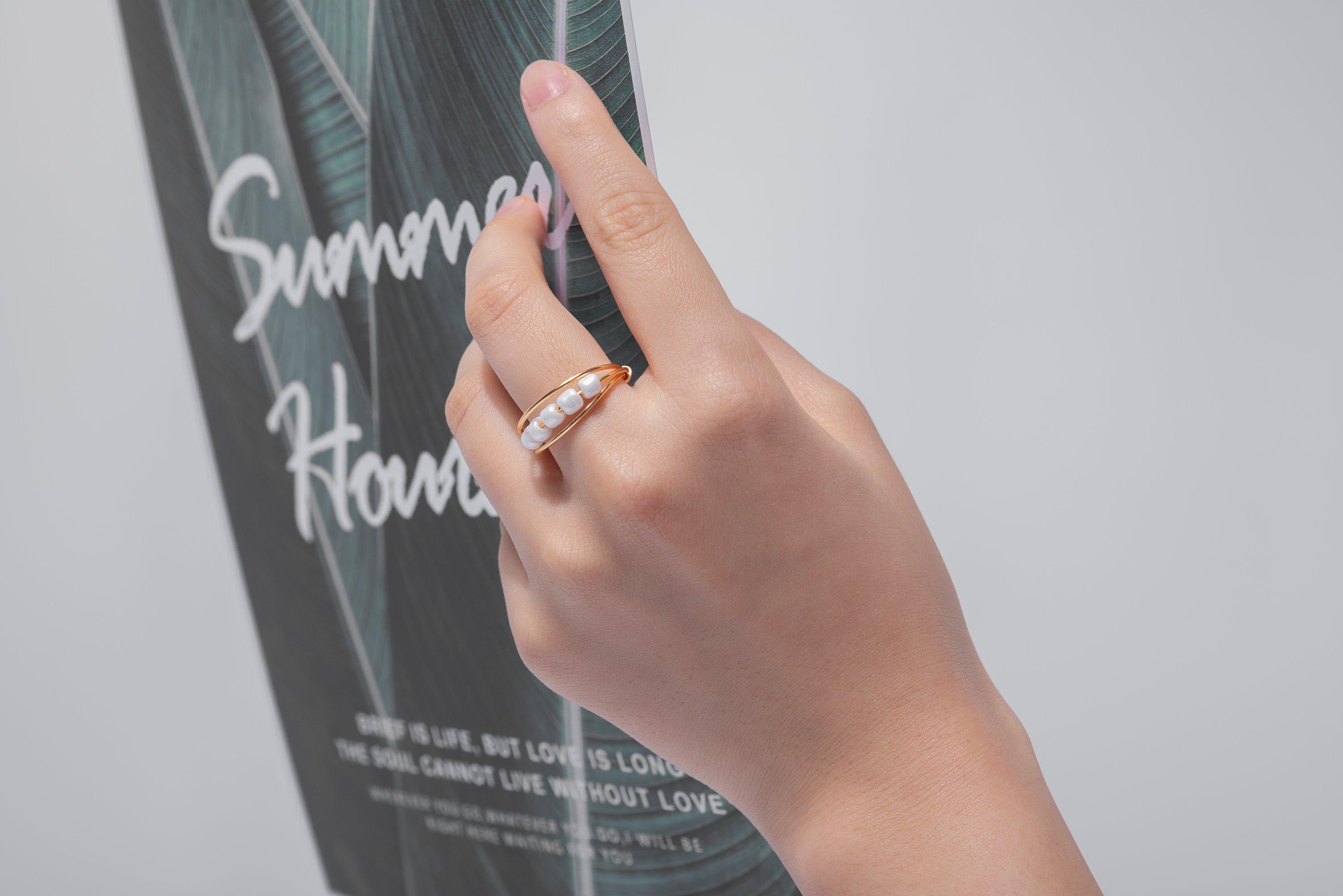 Anxiety/Fidget Ring - Coconut White