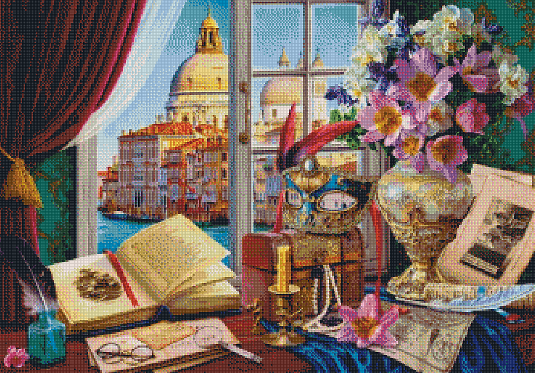 Full Round/Square Diamond Painting Kits | Venice Still Life