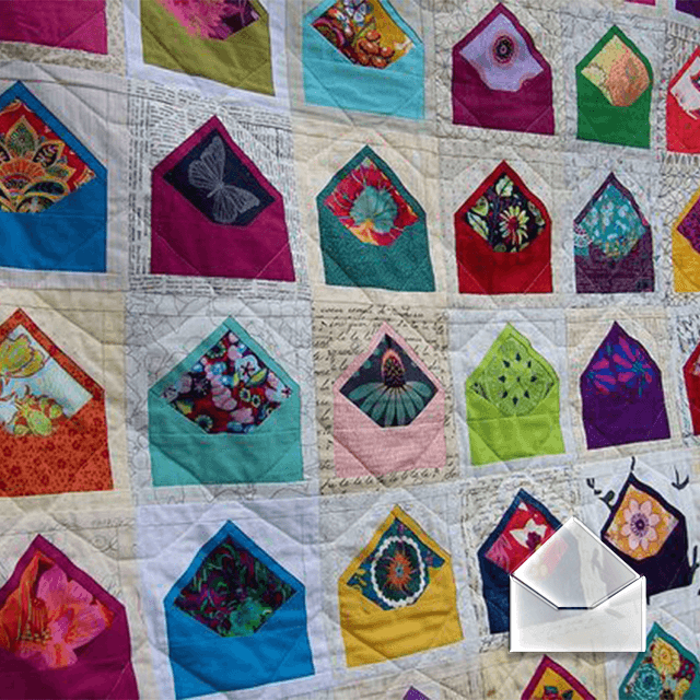 DIY Envelopes Quilt Template Set - With Instructions