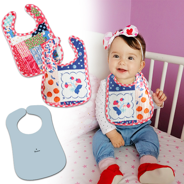 Cute Baby Bib Template - Instructions Included