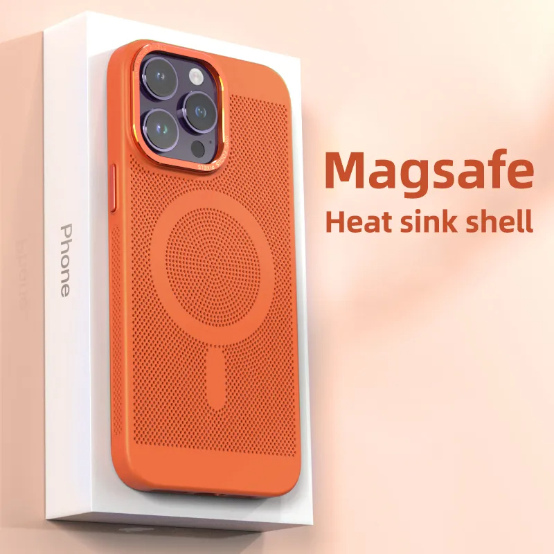 Magnetic Matte & Dissipate Heat Case For iPhone