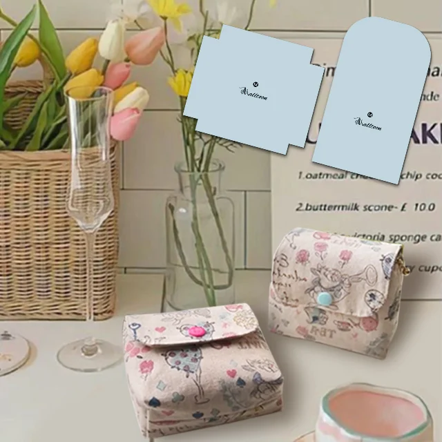 DIY mini Pouch - Include Instructions + Template