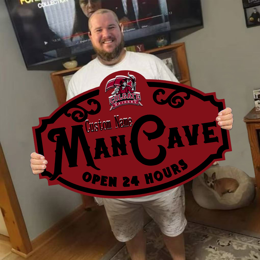 Custom Name Colgate Raiders Man Cave&Diva Cave Sign