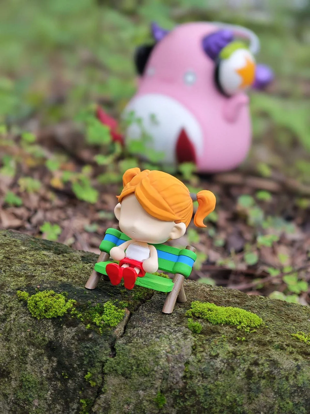 Pink Bean Chair - MapleStory Resin Statue - YMG Studio