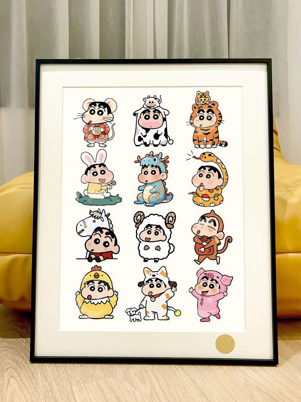 Twelve Zodiac Shin-chan Decorative Painting - Crayon Shin-chan ...