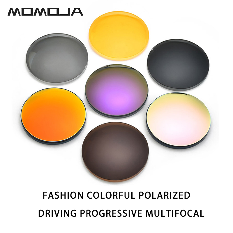 MOMOJA 1.56/1.61/1.67 Colorful Polarized Mirror Driving Progressive ...