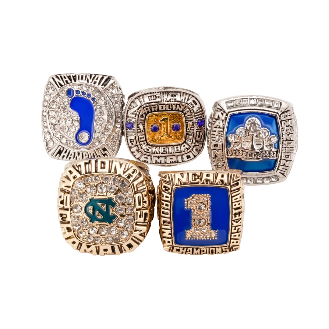 5 Duke Blue Devils Basketball Championship Ring Replica Set