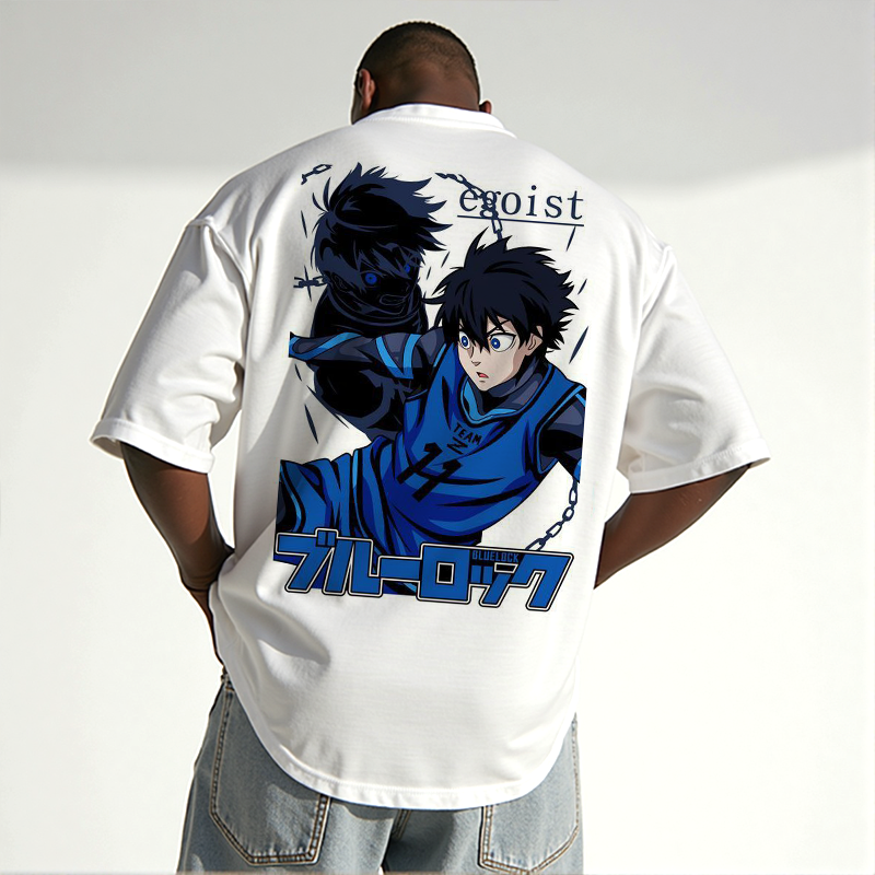 Blue Lock Anime T-Shirt With Graphic Design
