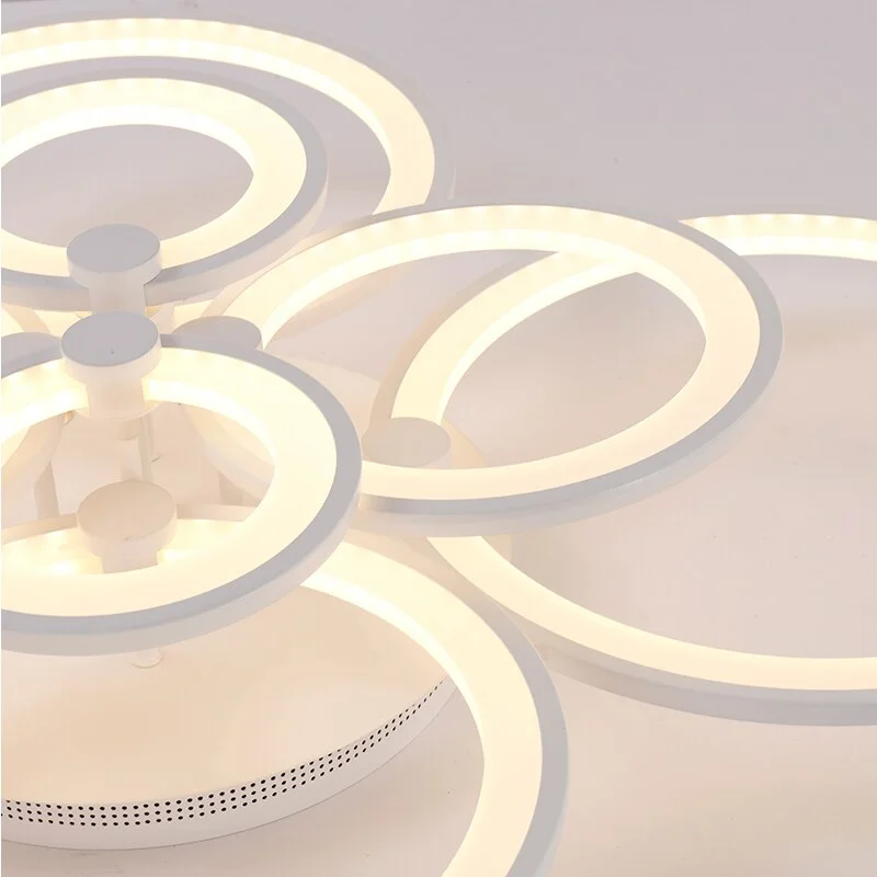 Modern LED Rings Ceiling Lamp For Kitchen Living Room Study Room ...