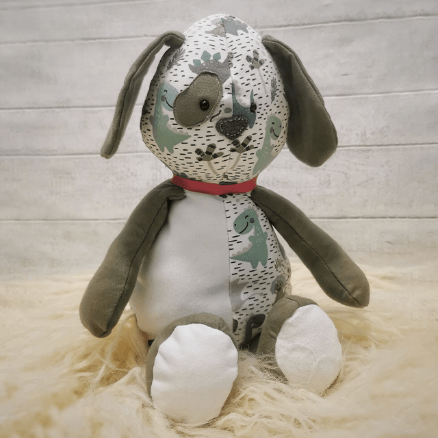Little Scruffy Plush Puppy Toy Sewing Templates - With Instructions
