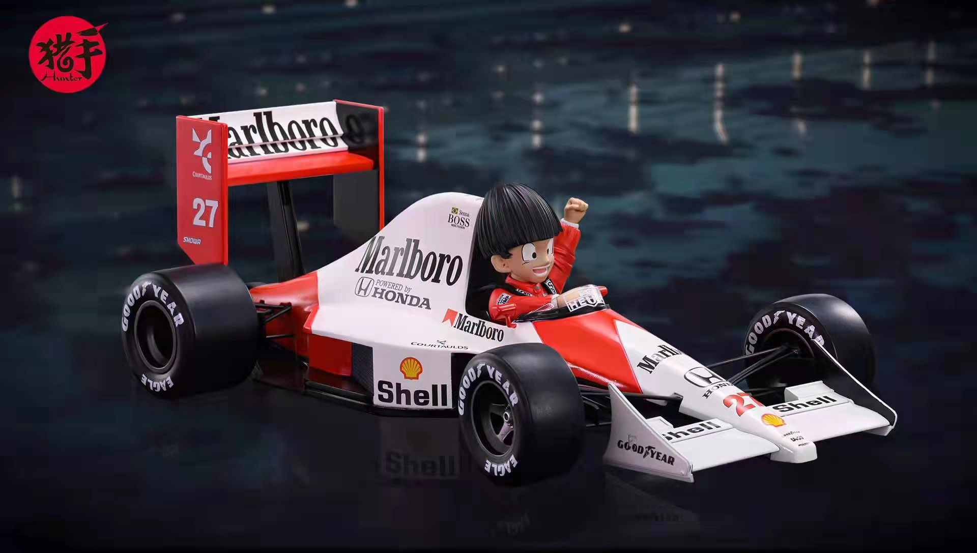 1/12 Scale Racer Son Gohan with F1 McLaren MP4-5B - Dragon Ball Resin Statue - LS Studios [Pre ...