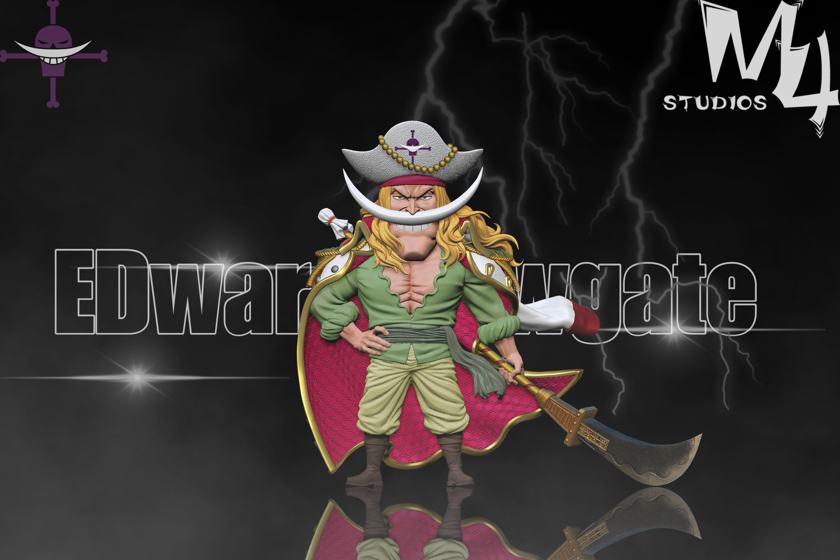 Young Edward Newgate - ONE PIECE Resin Statue - M4 Studios [In Stock]