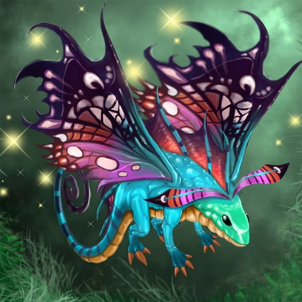 Round Magic Beast (canvas) full round/square drill diamond painting