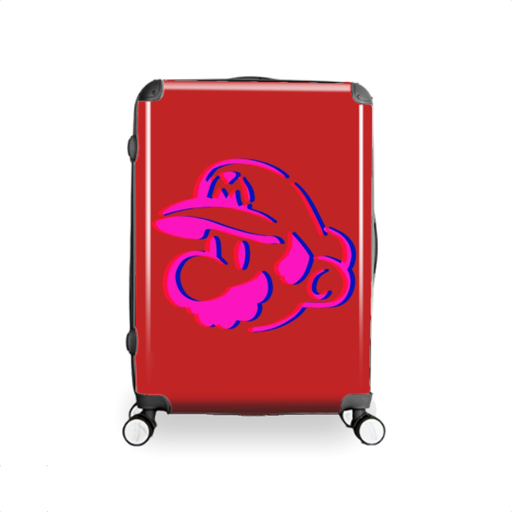 Colorful Super Mario, Gaming Hardside Luggage