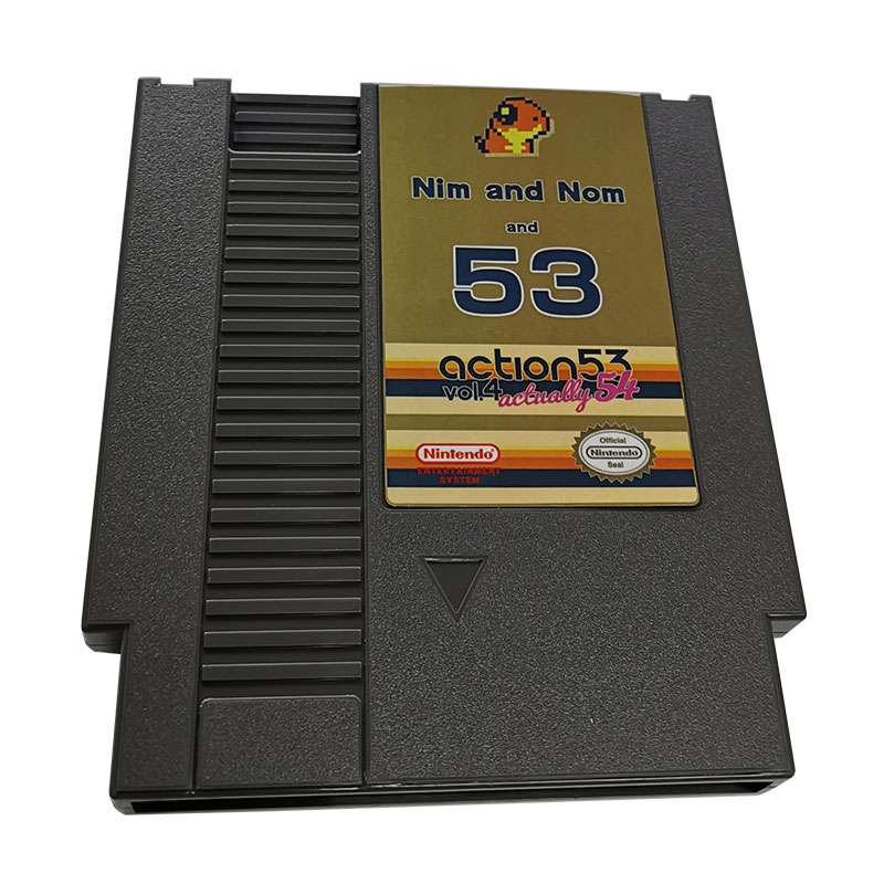 8 Bit NES Game Card - Action 53 Volume 4 - NES Games Cartridge - For ...